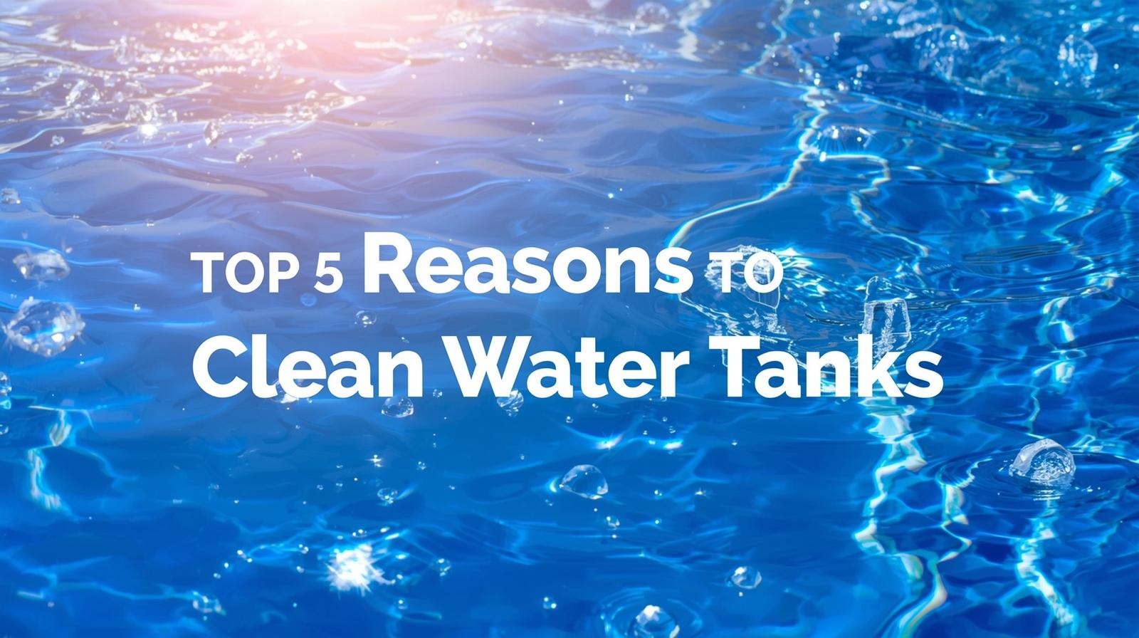 Top 5 Reasons to Clean Water Tanks - KOHINOOR WATER TANK CLEAN